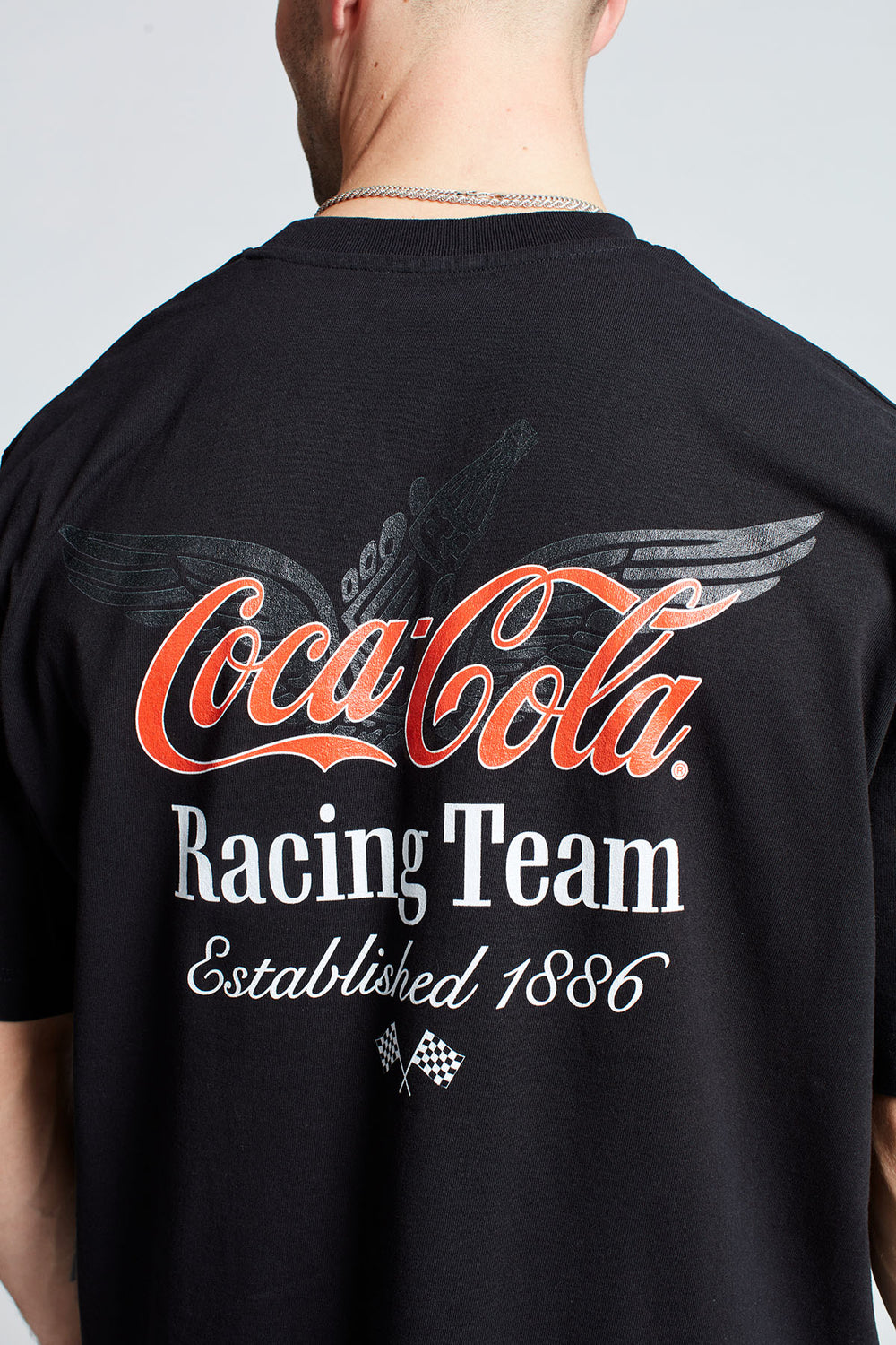 Coca Cola Racing Team T-shirt in Black | Mens | Saturday Society