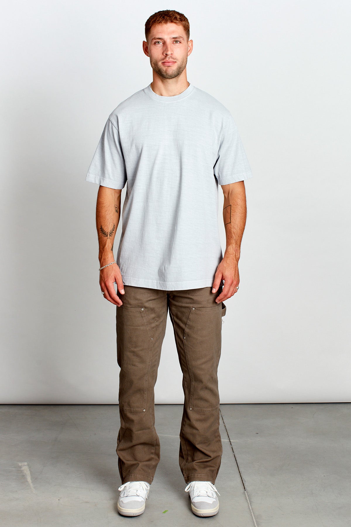 Saturday Society Minimals T-shirt in Cool Grey | Mens | Saturday Society