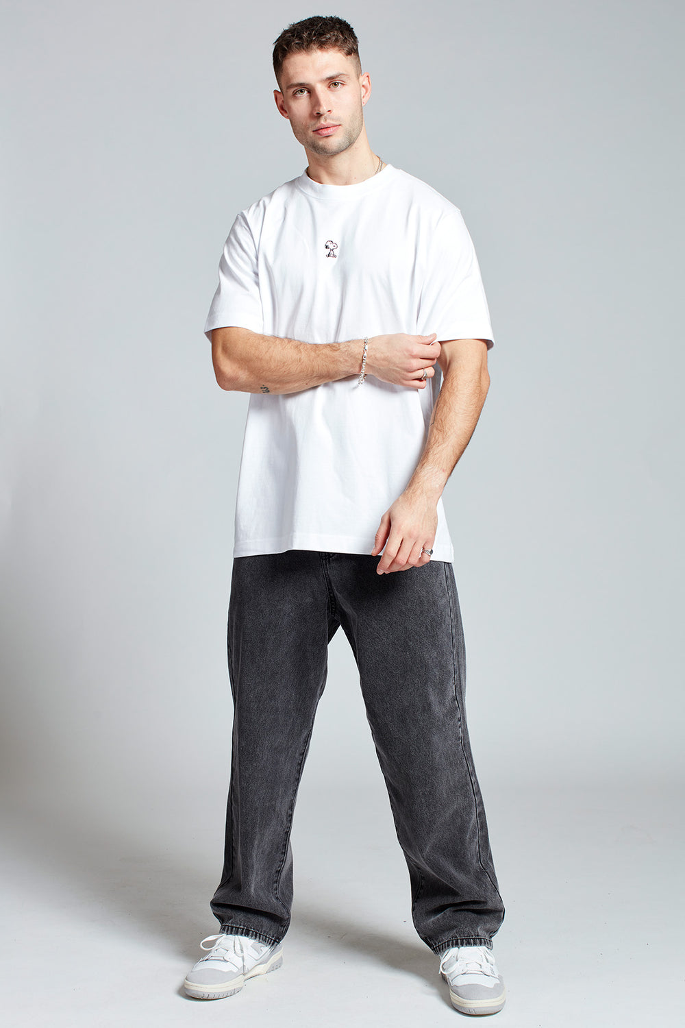 Snoopy Take Care T-shirt in White | Mens | Saturday Society